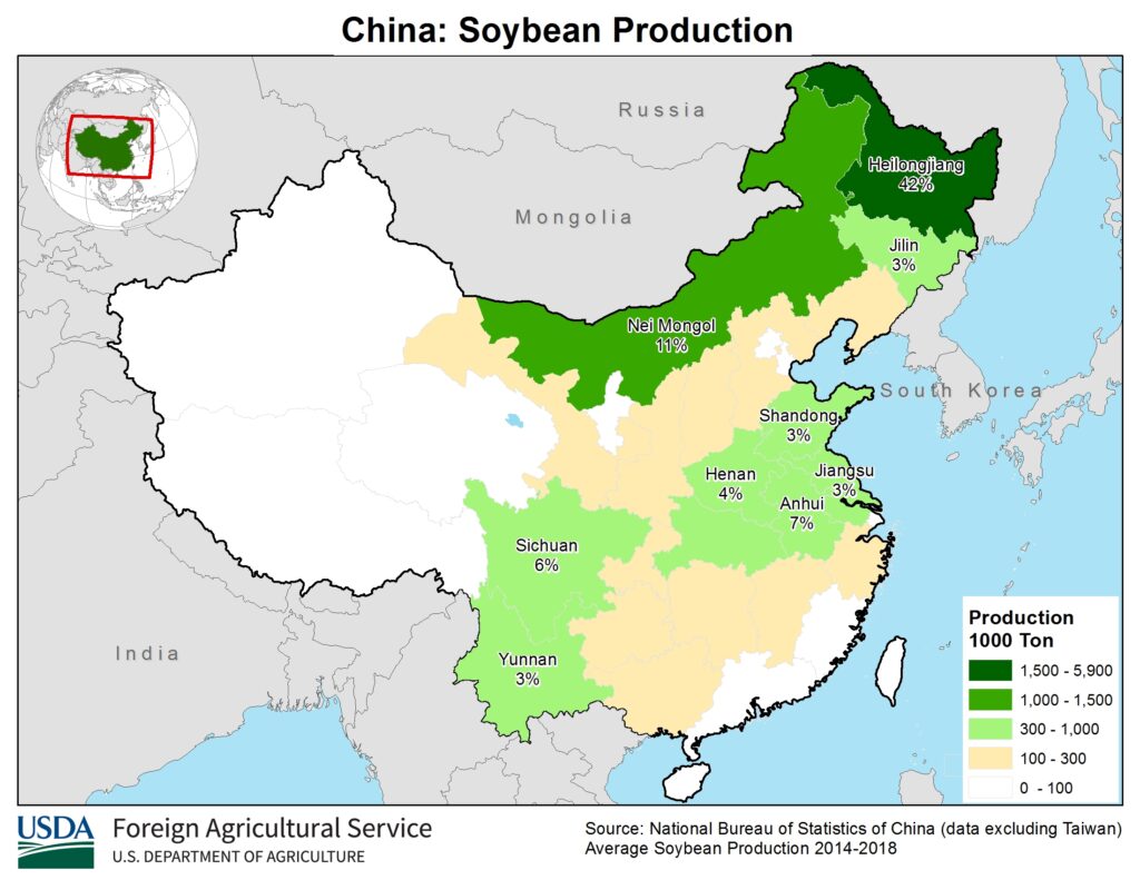 China: Focus on Domestic Production, as Soy, Pork Imports Fell in 2021 ...