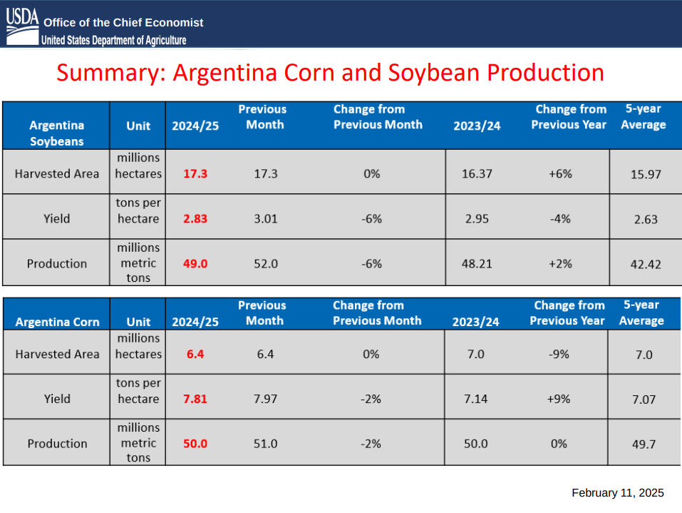 USDA Cuts Outlook for Argentina, Brazil Corn Production - Farm Policy News