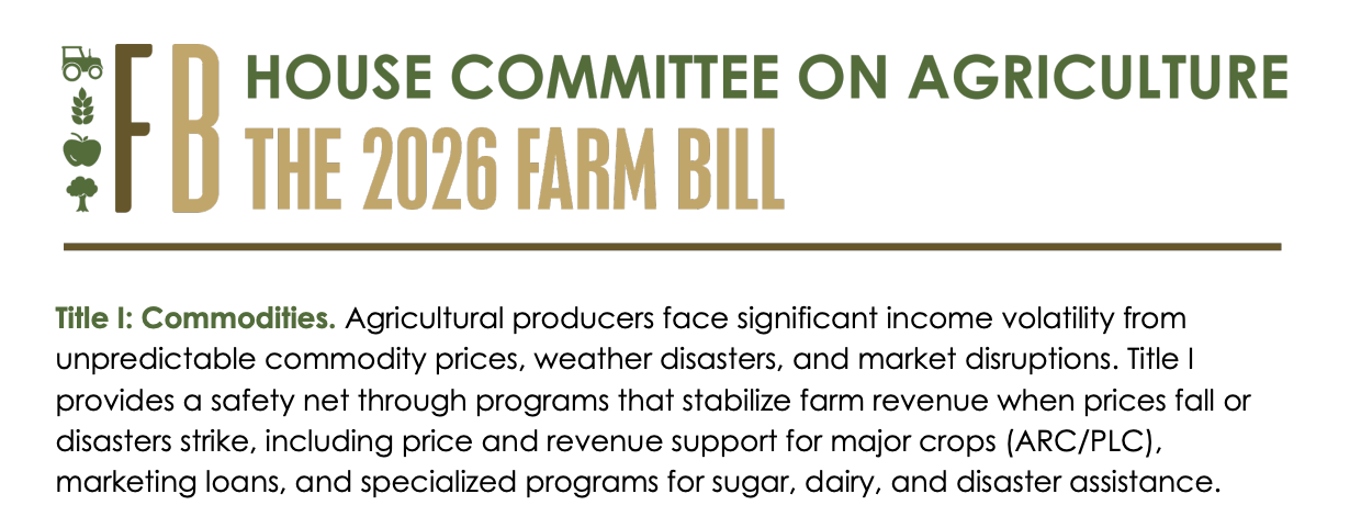 House Ag Committee Releases New Farm Bill, Markup Set for Feb. 23 ...