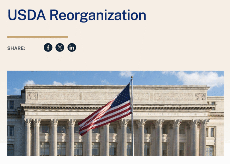 USDA 'to be flexbile' with Employees During Reorg, Rollins Says - Farm ...